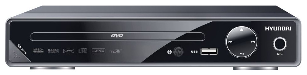 Плеер DVD Hyundai H-DVD200 Черный
