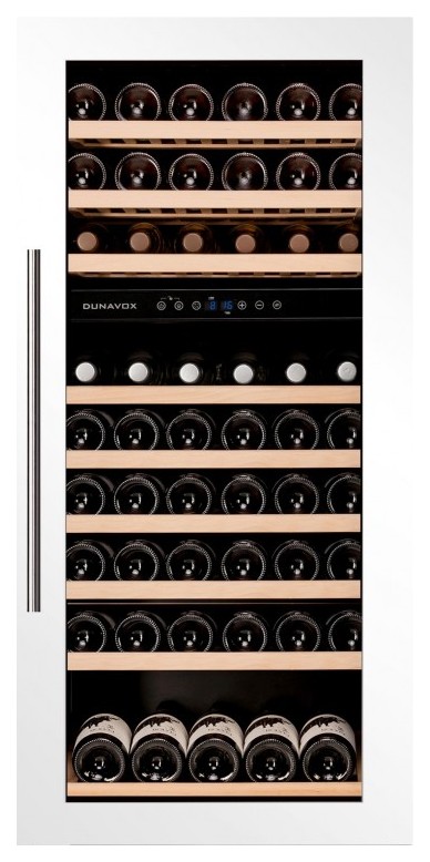 Встраиваемый винный шкаф Dunavox DAB-89.215DW Black