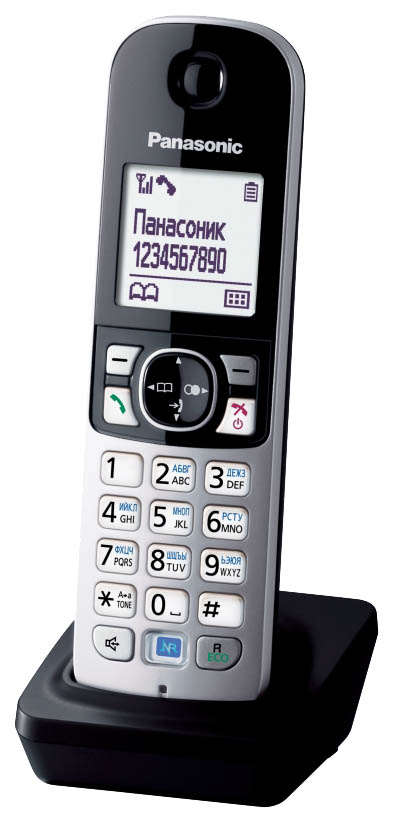 Дополнительная трубка к телефону Panasonic KX-TGA681RUB 1880-1900MHz, 300м черный