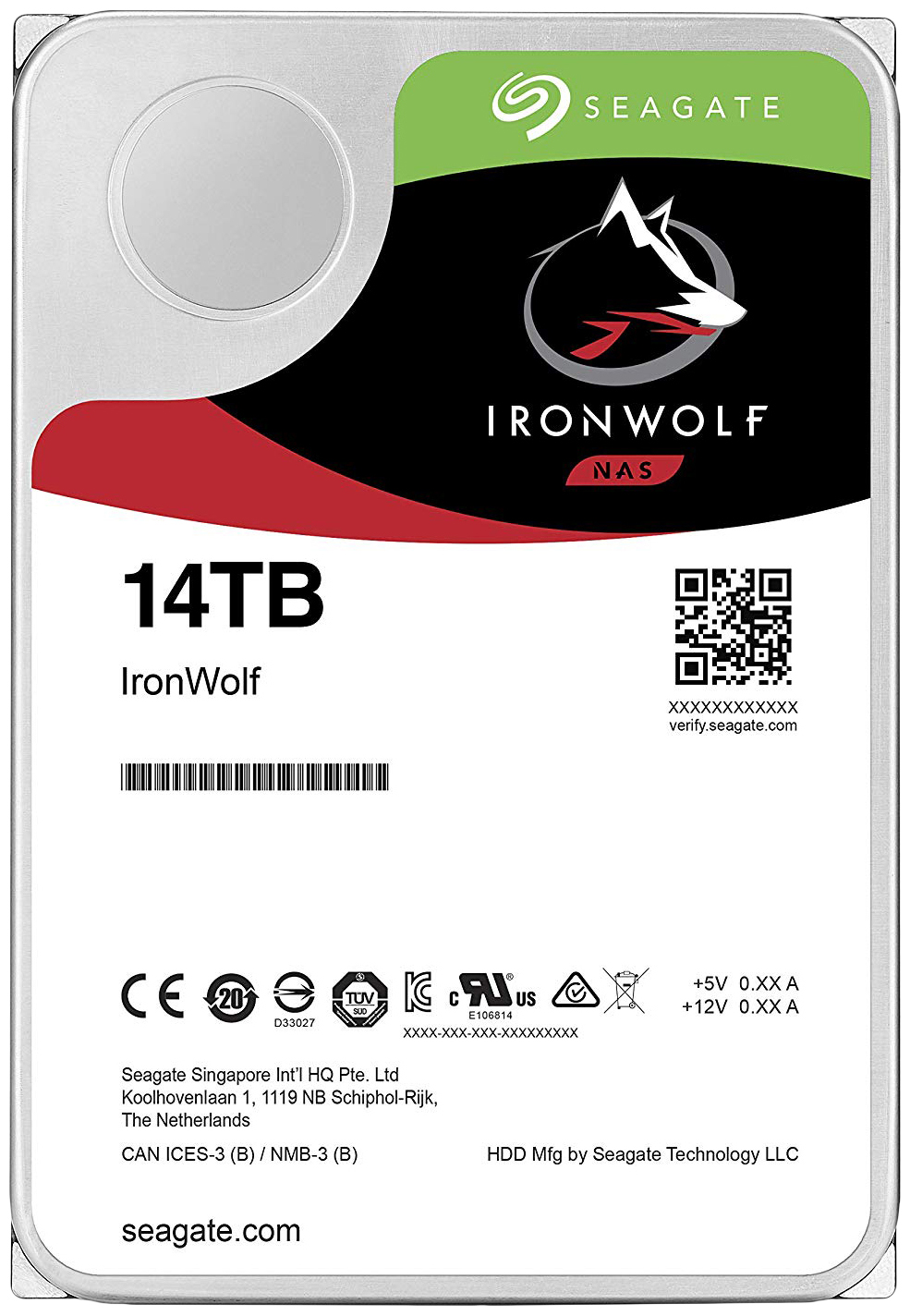 Жесткий диск Seagate IronWolf 14ТБ (ST14000VN0008)