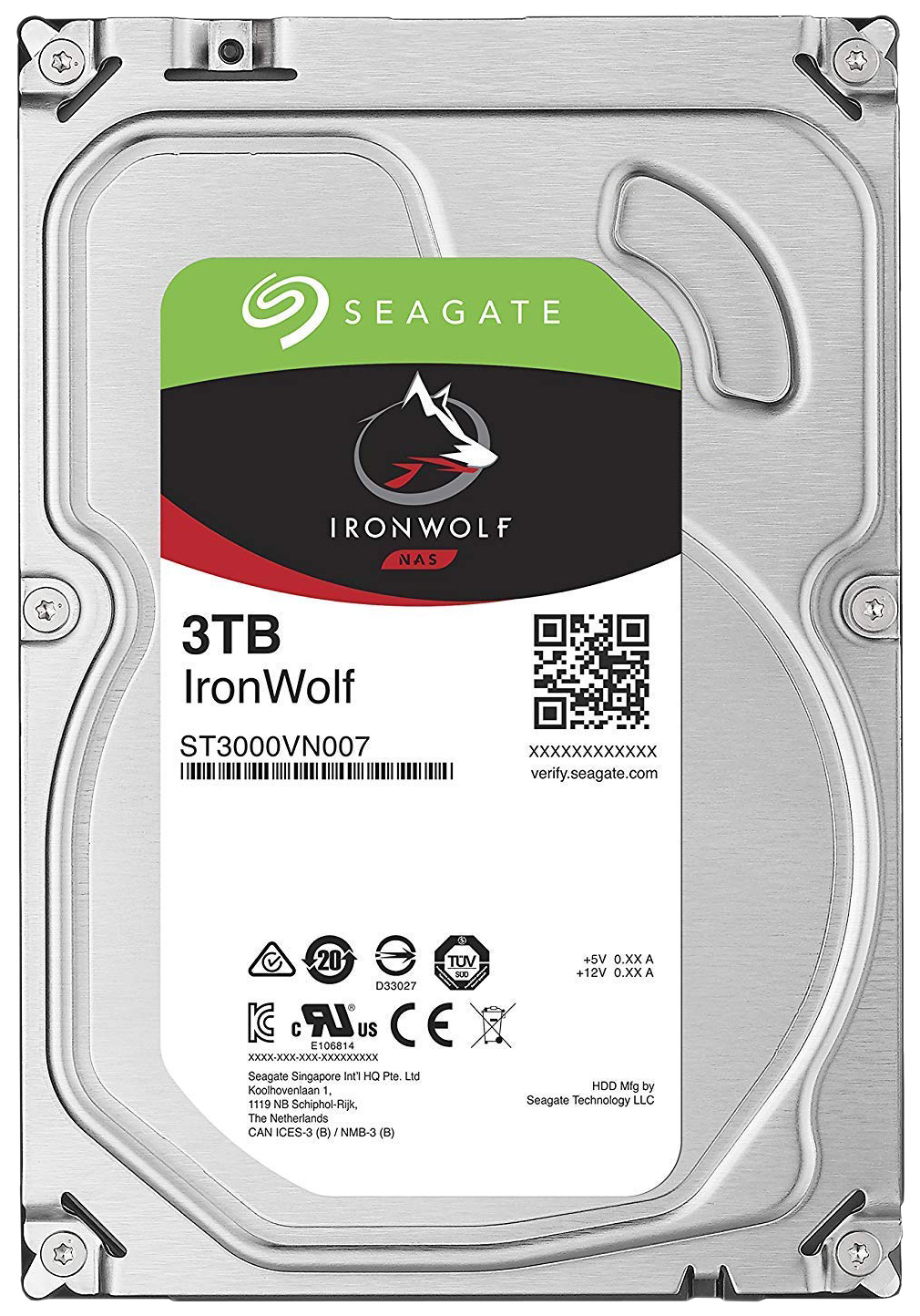 Жесткий диск Seagate IronWolf 3ТБ (ST3000VN007)