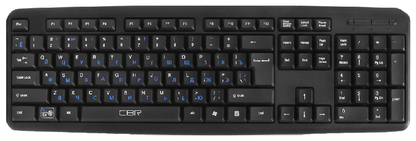 Проводная клавиатура CBR KB 109 Black