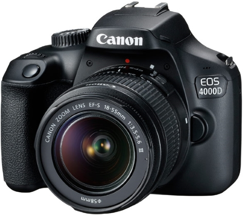 Фотоаппарат зеркальный Canon EOS 4000D 18-55mm III Travel Kit Black