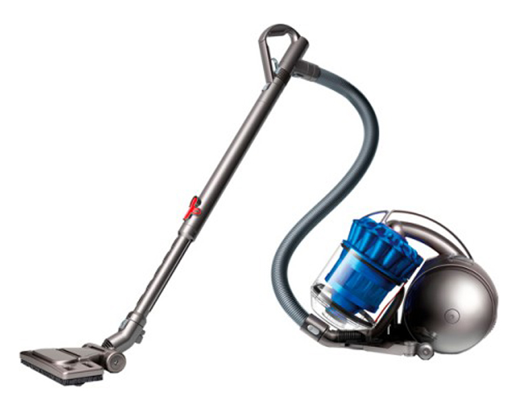 Пылесос Dyson DC37 Allergy Musclehead серебристый, синий