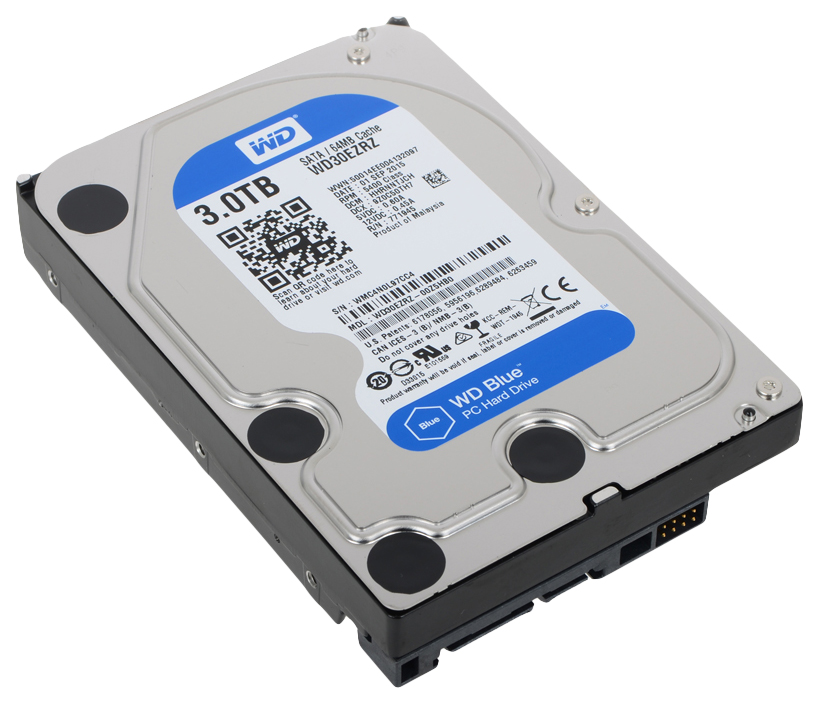 Жесткий диск WD Blue 3ТБ (WD30EZRZ)