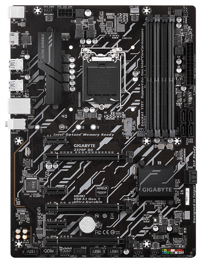 Материнская плата GIGABYTE Z370P D3