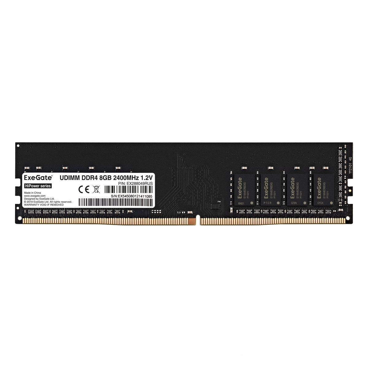 Оперативная память Exegate HiPower 8Gb DDR4 2400MHz (EX288049RUS)