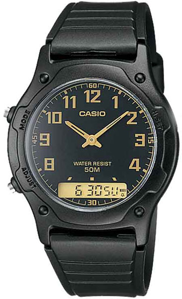 Наручные часы кварцевые мужские Casio Collection AW-49H-1B