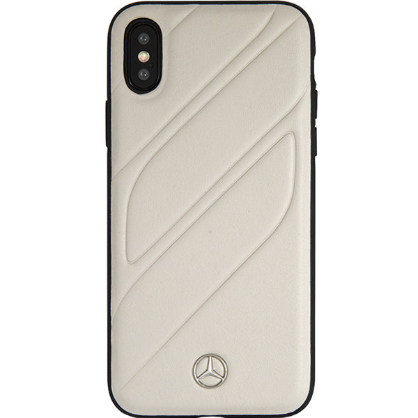 Чехол Mercedes New Organic I Collection Hard Style Case для iPhone Xs Max Crystal Grey