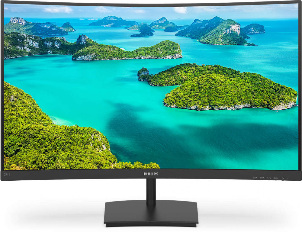 27" Монитор Philips 271E1SCA/00 Black 75Hz 1920x1080 VA