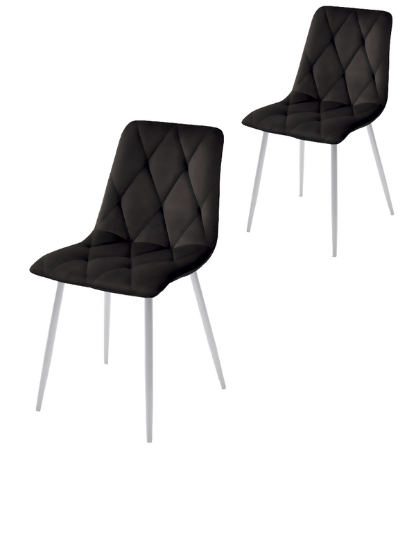 Комплект стульев 2 шт. ROOMEKO NapoliAMO15Wx2, серый/в ассортименте