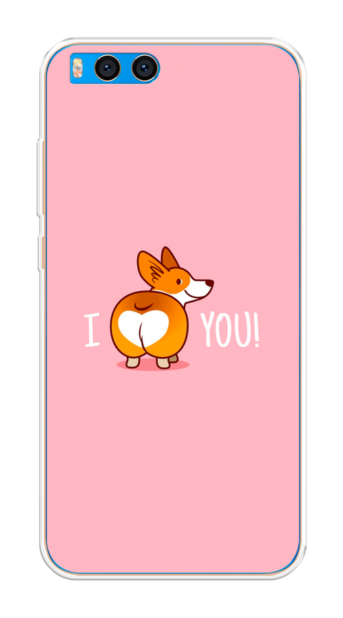 Чехол на Xiaomi Mi Note 3 "Корги I love you"