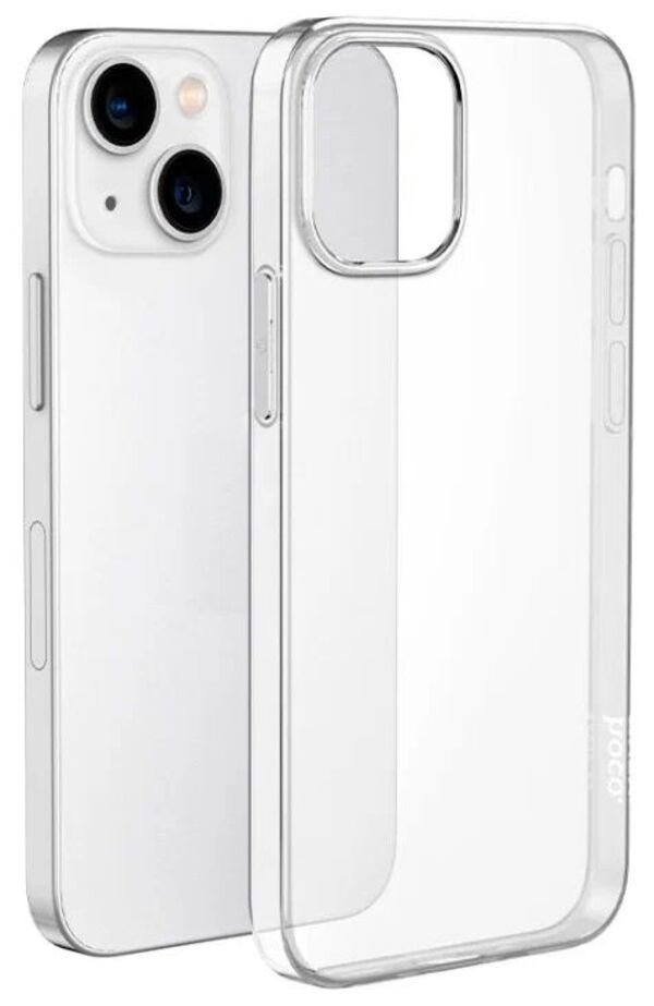 Чехол-накладка Hoco Light Series TPU для iPhone 14 Plus силиконовый (прозрачный)