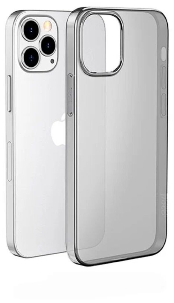 Чехол-накладка Hoco Light Series TPU для iPhone 14 Pro силиконовый (прозрачно-черный)