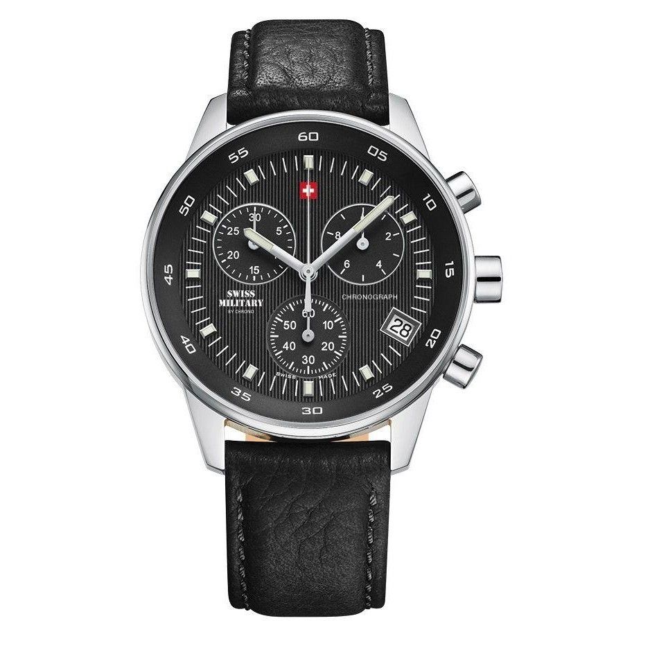 Наручные часы мужские Swiss Military by Chrono SM30052.03 черные