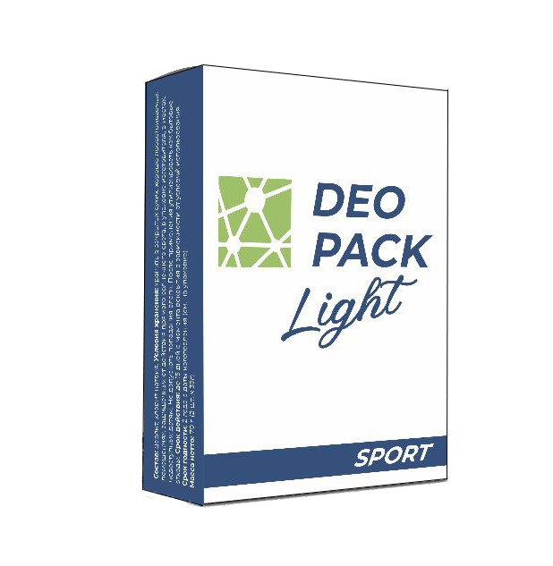 Саше для обуви Deopack sport light синее 30 мл