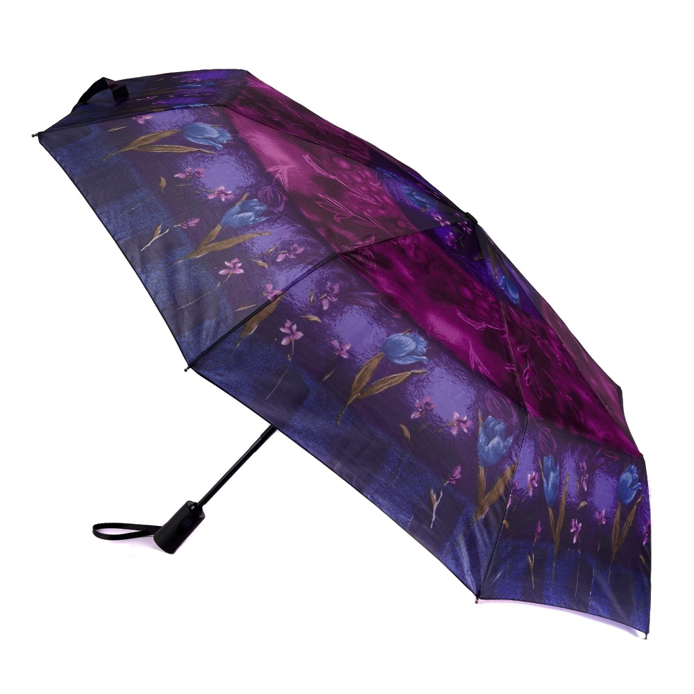 Зонт женский Henry Backer Q25822 розовый/фиолетовый