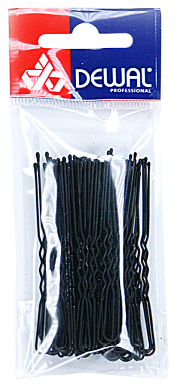 Аксессуар для волос Dewal SLT70V-1/60 70 мм волна черные 60 шт