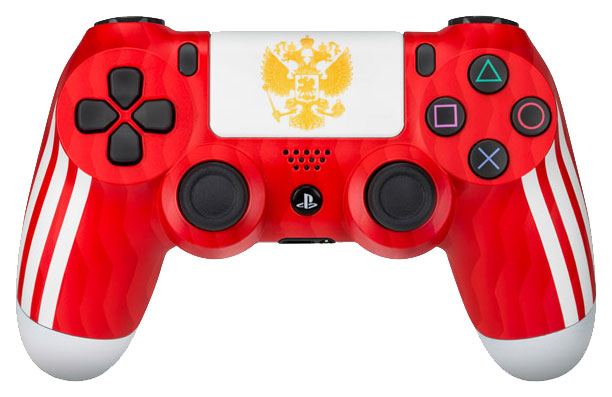 Геймпад Sony DualShock 4 v2 для Playstation 4 Сборная России (CUH-ZCT2E)