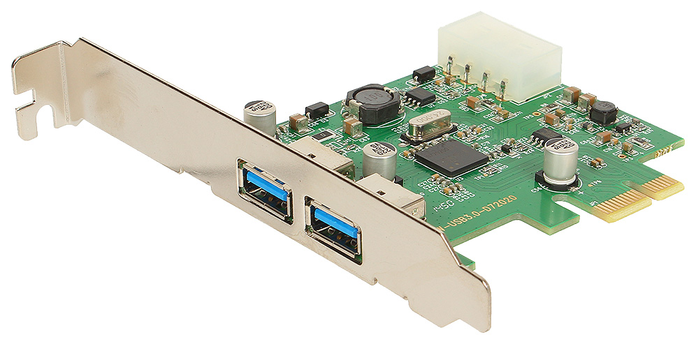 PCI-e контроллер USB ORIENT NC-3U2PE USB 3,0 NEC D720200 chipset 30069