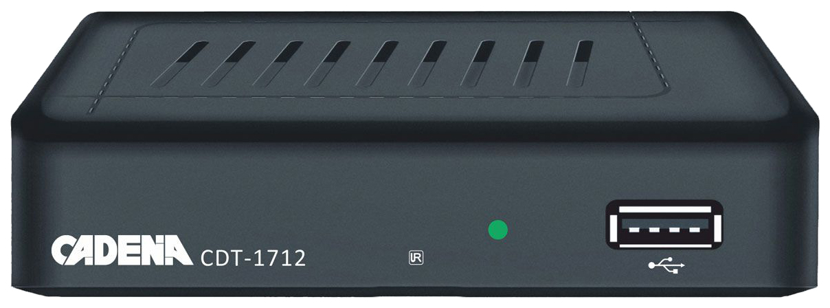 DVB-T2 приставка Cadena CDT-1712 Black