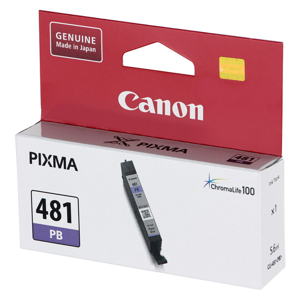 Картридж для струйного принтера Canon CLI-481 PB синий, оригинал