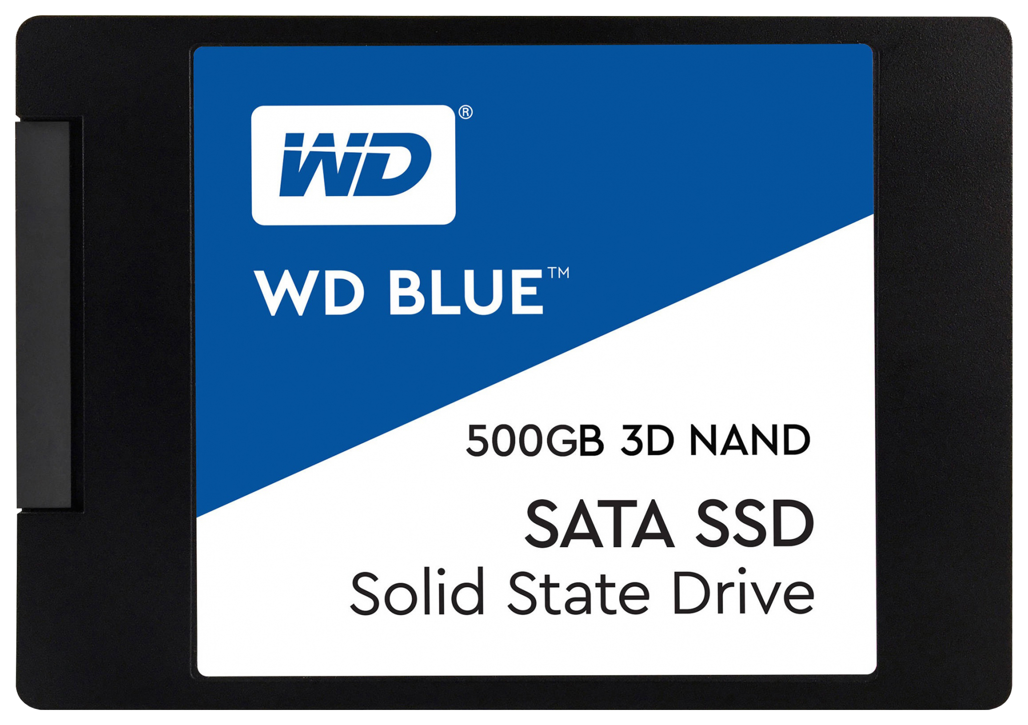 SSD накопитель WD Blue 2.5" 500 ГБ (WDS500G2B0A)
