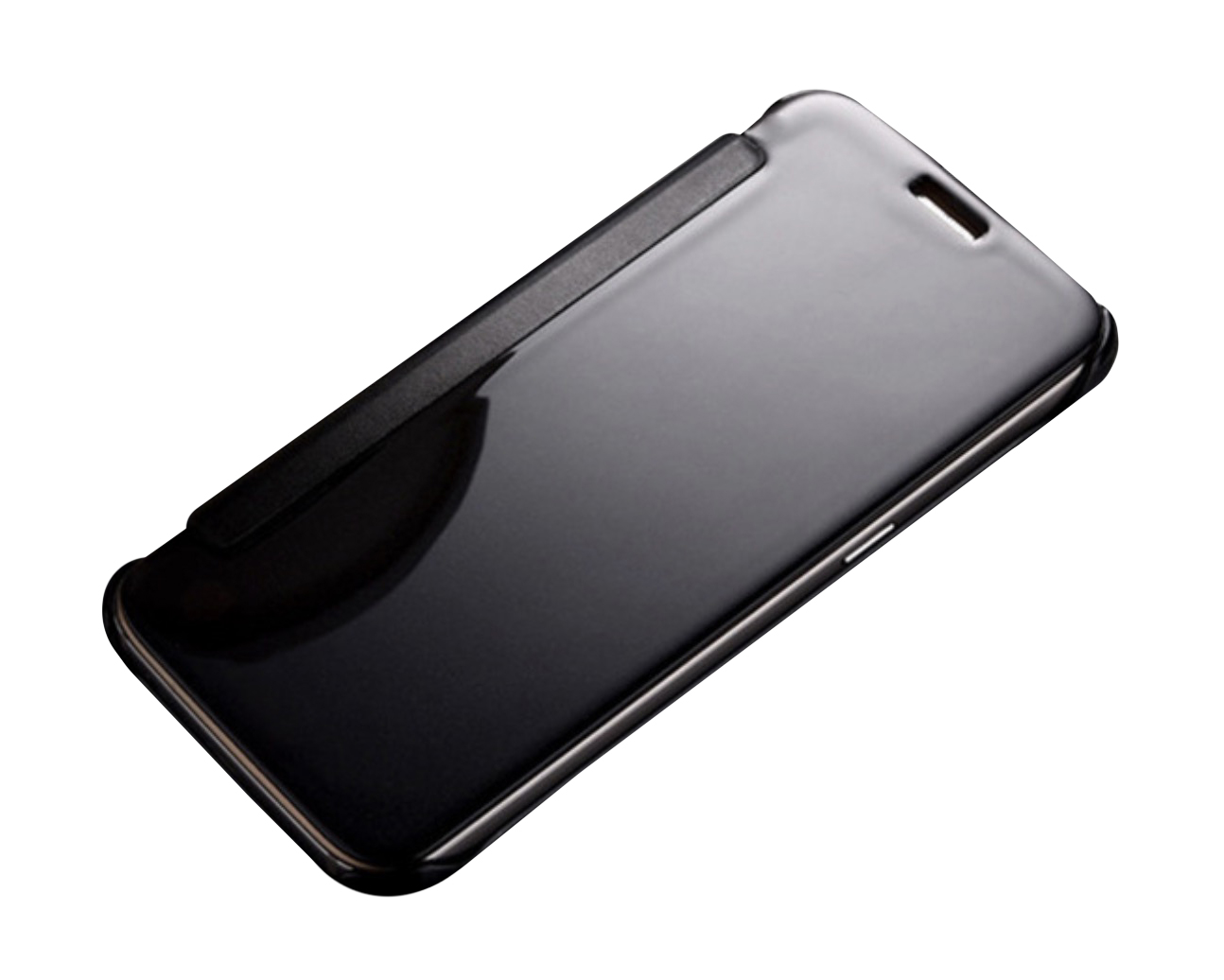 Чехол MyPads для Samsung Galaxy J1 2016 SM-J120F/H DuoS Clear View Cover Black