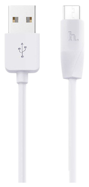 Кабель Hoco X1 2в1 1m Micro USB белый