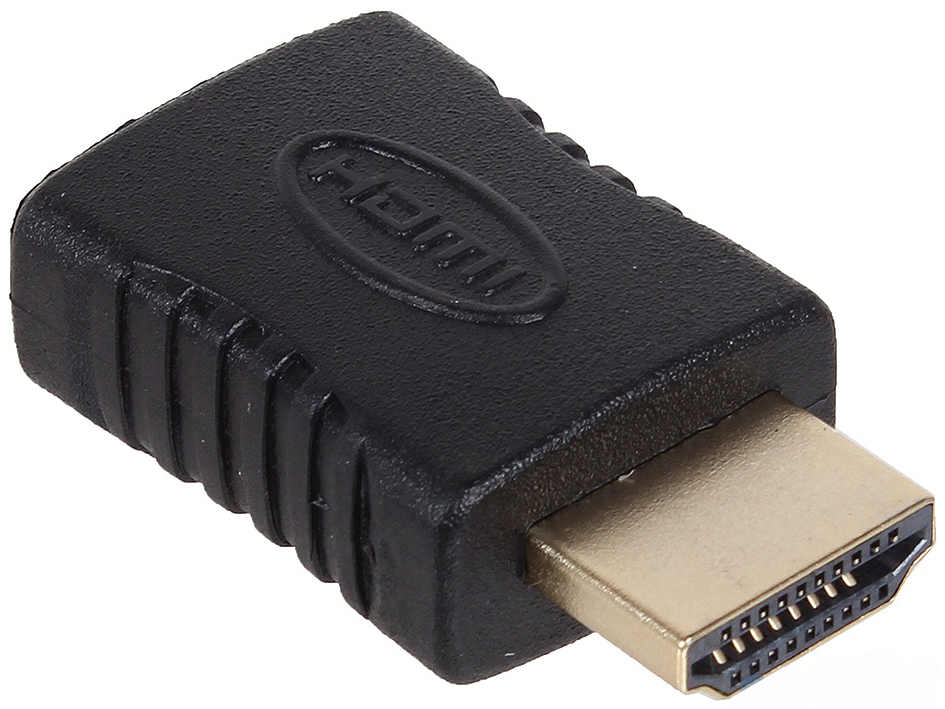 Переходник 3Cott HDMI - HDMI Black (3C-AD206GP)