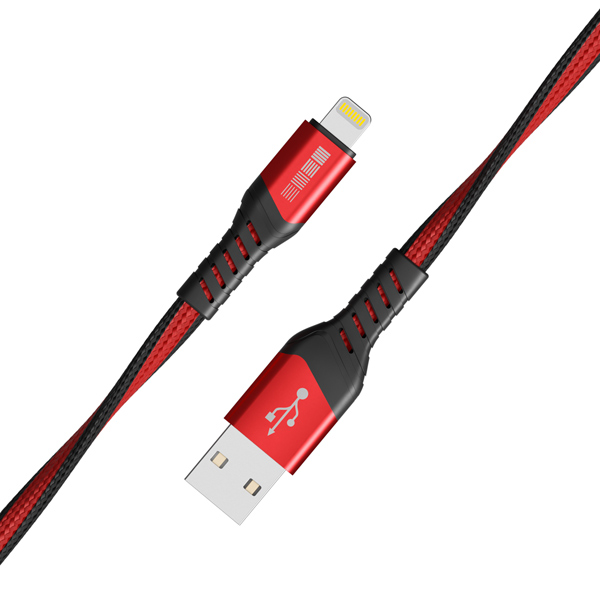 Кабель InterStep USB 1м Red/Black