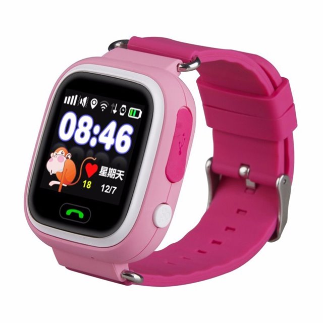 Детские смарт-часы Smart Baby Watch Q90 Pink/Pink