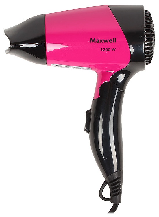 Фен Maxwell mW-2007 1 200 Вт Black, Pink