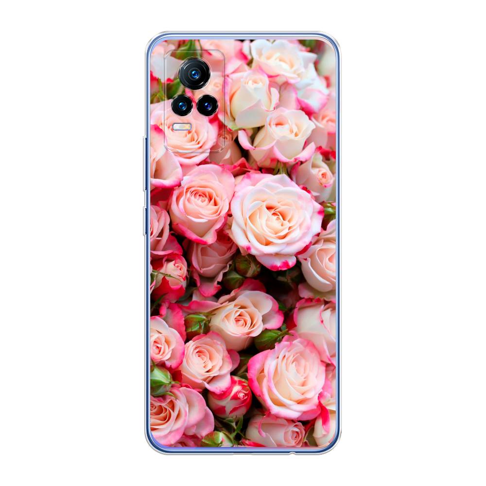 Чехол на Vivo V21e 4G "Много роз"