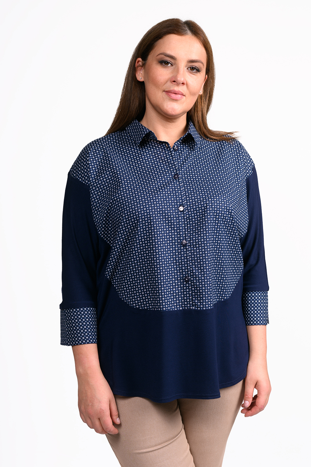 Блуза женская SVESTA C2917 синяя 60 RU