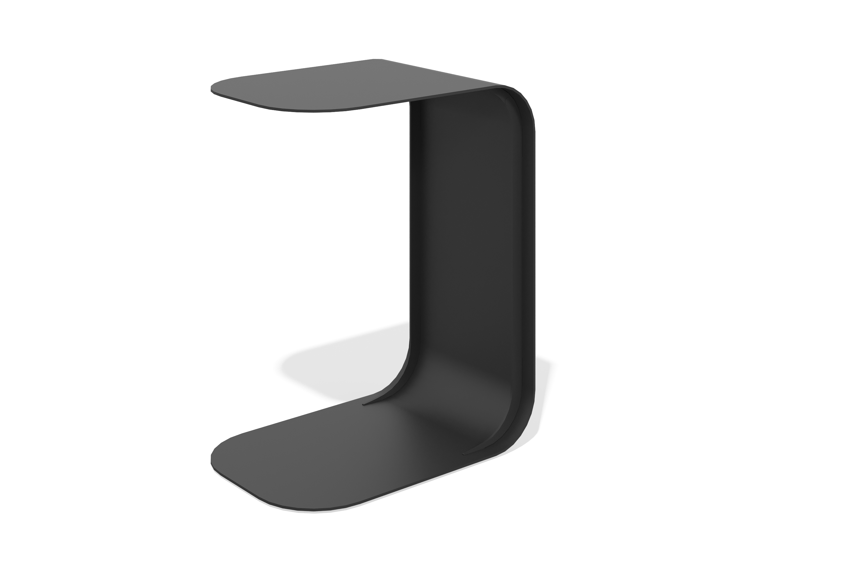 Журнальный приставной столик Лебер Мебель Стокгольм металлический, черный муар