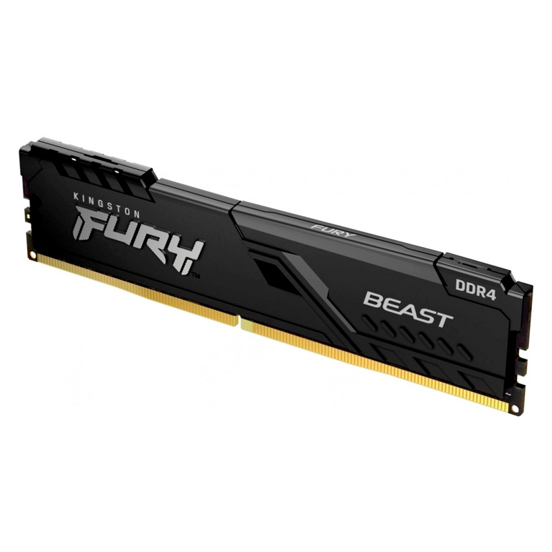 Оперативная память Kingston Fury Beast Black 16Gb DDR4 3733MHz (KF437C19BB1/16)