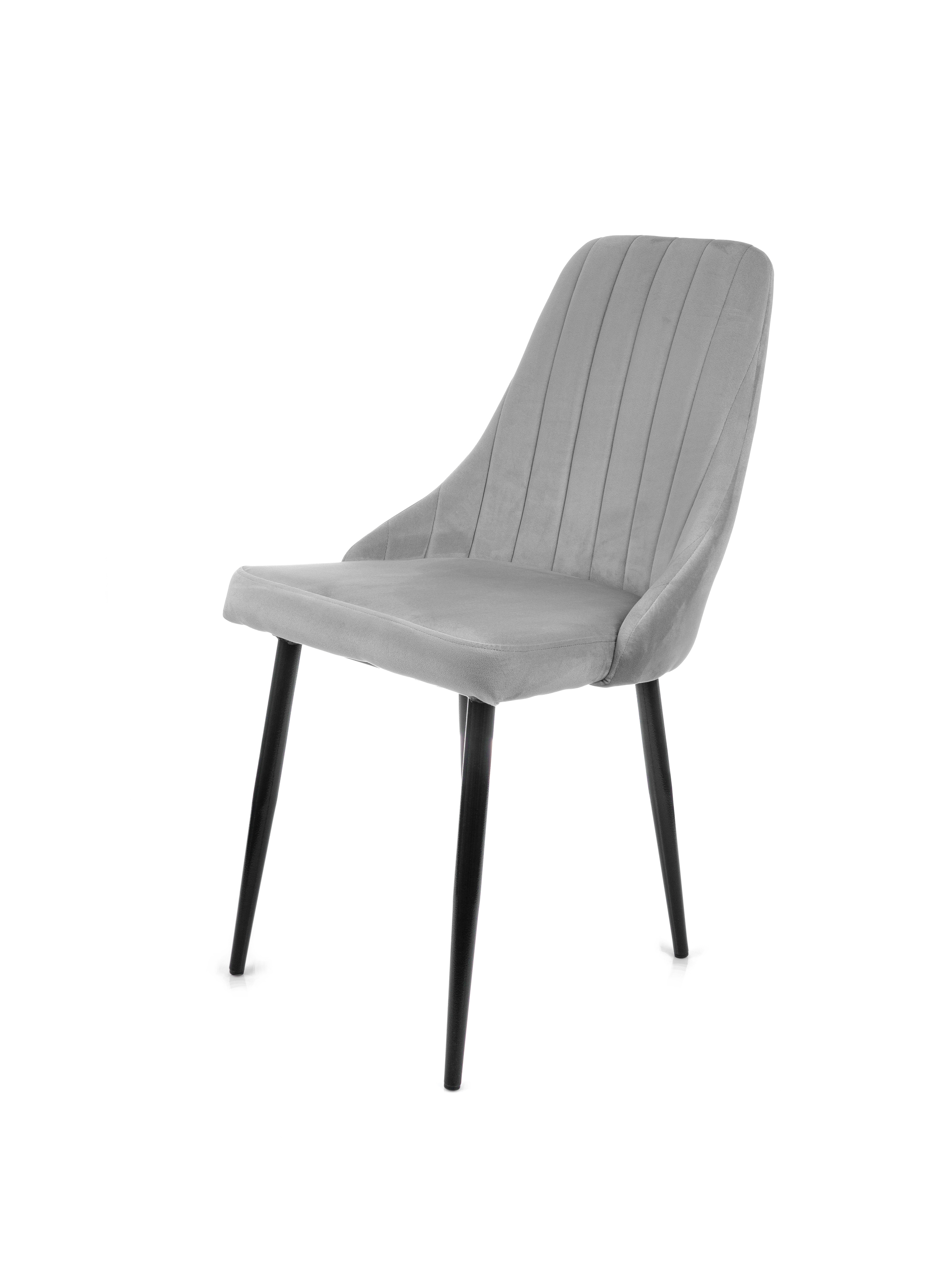 Комплект стульев Рим, 23070799 серый/чёрный (2 шт)