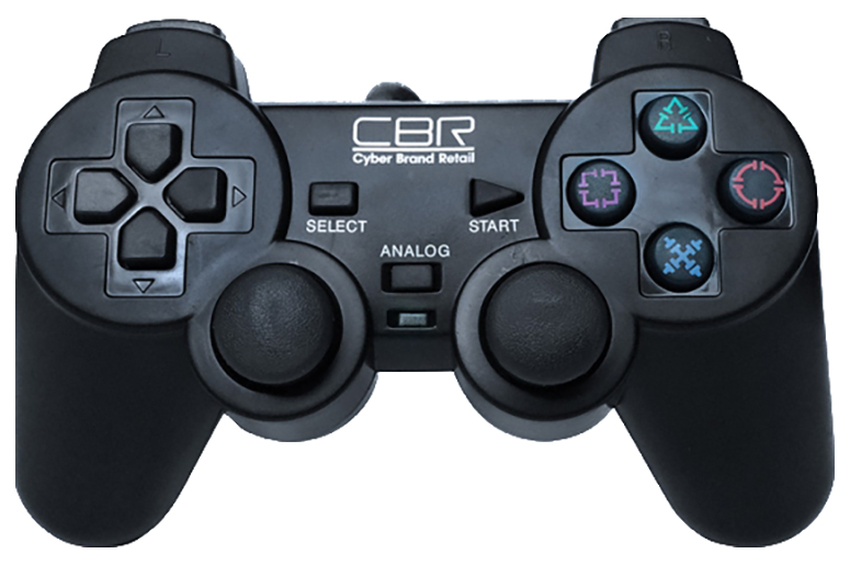 Геймпад CBR CBG 950 для PC/Playstation 2/Playstation 3 Black