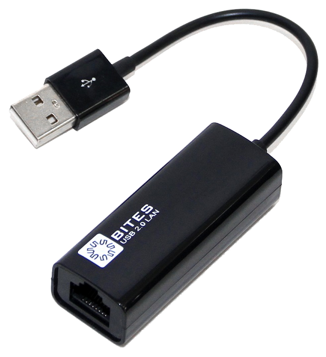 Адаптер Ethernet 100Мбит/сек, 5bites "UA2-45-02BK" (USB2,0)