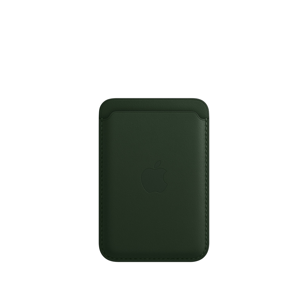 Чехол Apple для iPhone Leather Wallet MagSafe Sequoia Green (MM0X3ZE/A)