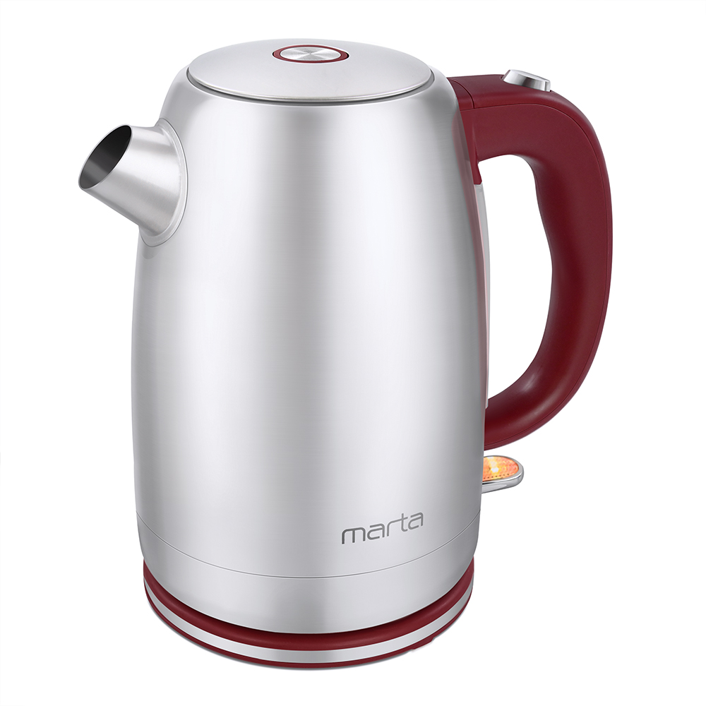 Чайник электрический MARTA MT-4559 1.7 л Silver, Red