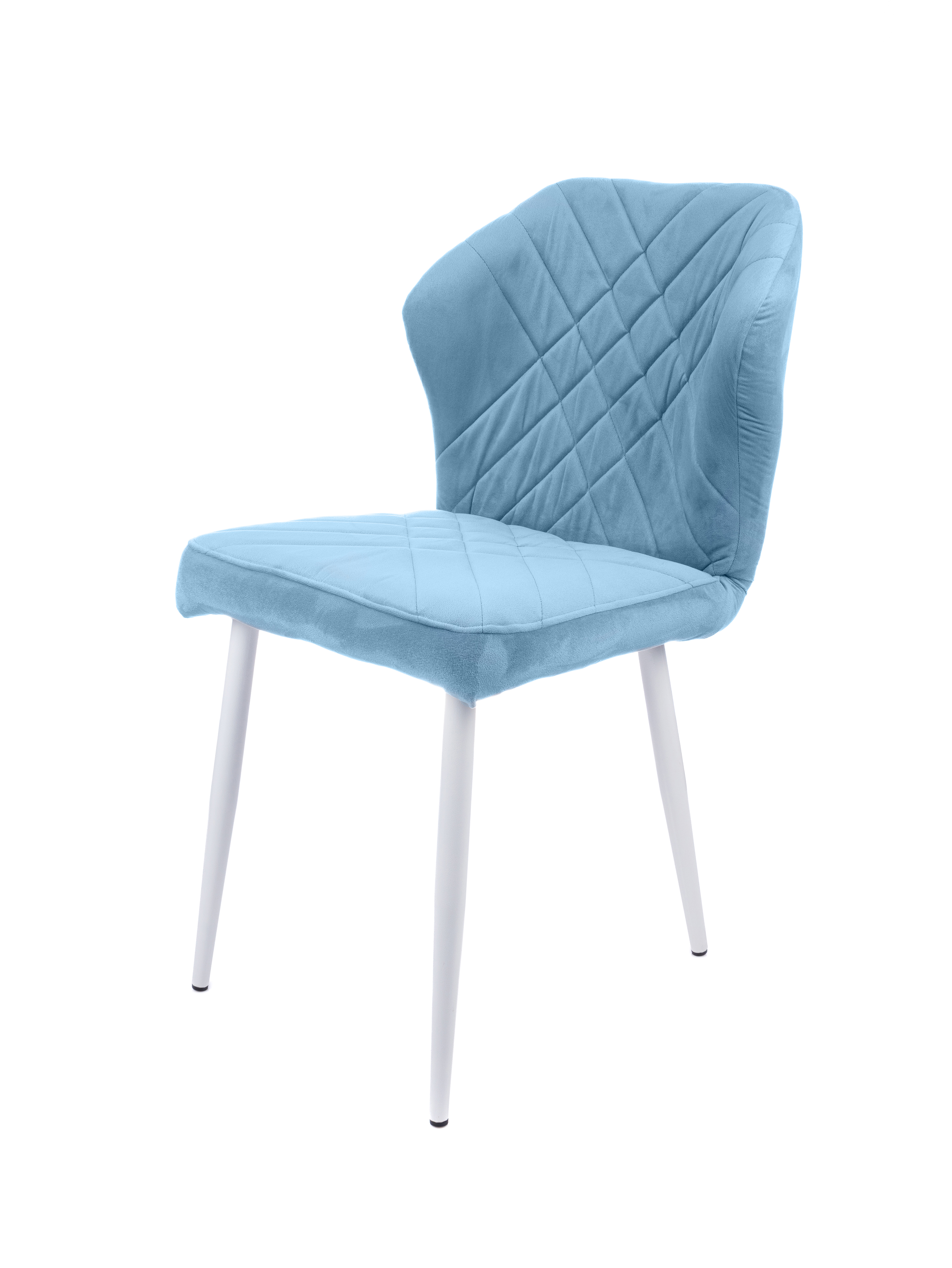 Комплект стульев Нео, 23070805 небесно-серый/белый (2 шт)