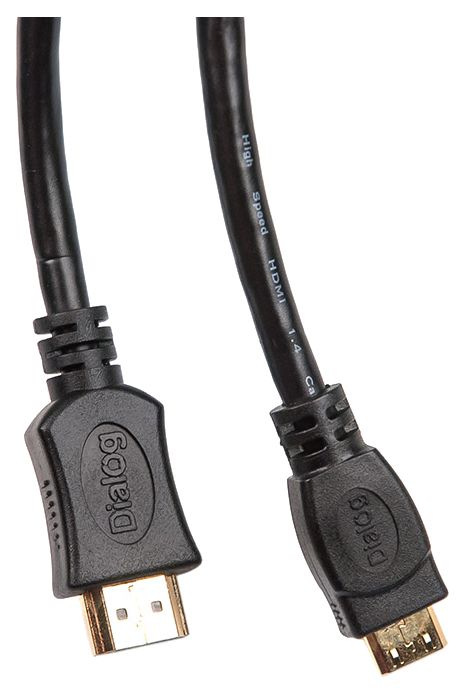 Кабель Dialog HDMI - Mini HDMI, 1,8м Black (HC-A1418)