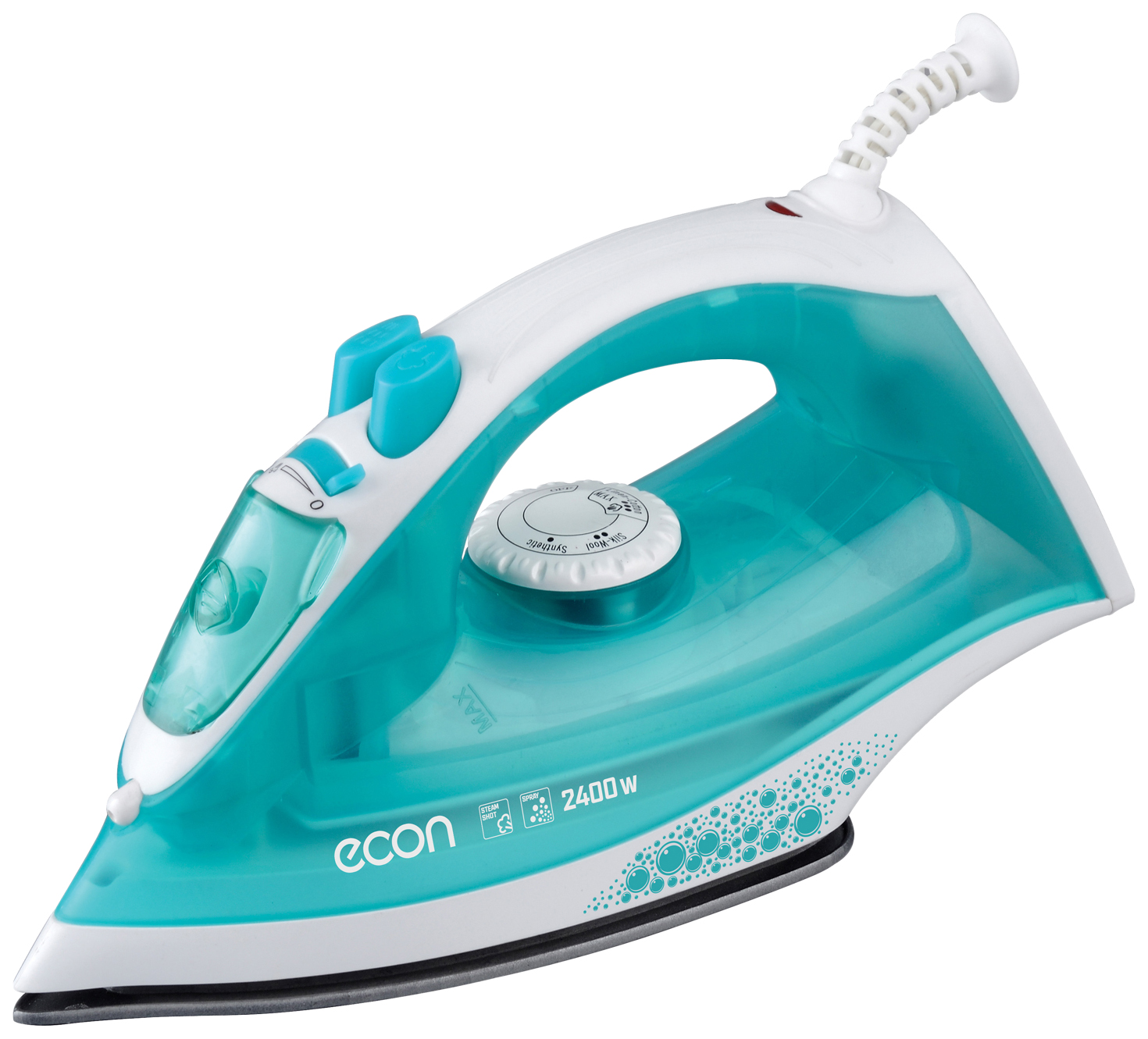 Утюг ECON ECO-BI2401 White/Cyan