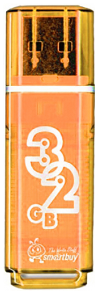 Флешка SmartBuy Glossy 32ГБ Orange (SB32GBGS-Or)