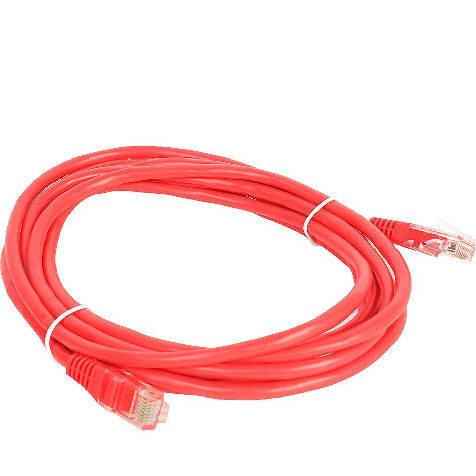 Кабель Aopen RJ45-RJ45, M-M 1м Red (ANP511-1M)