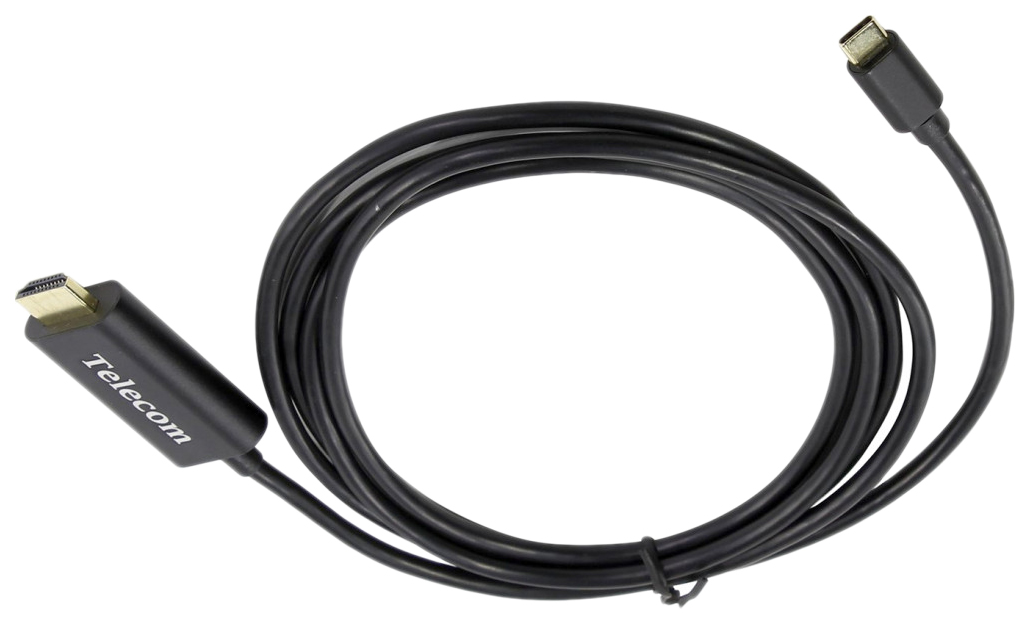 Кабель Telecom USB Type-C-HDMI, M-M 1,8м Black (TCC005-1.8M)
