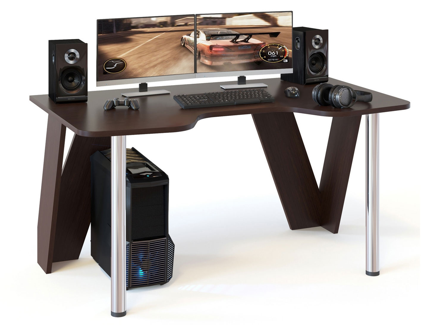 Игровой компьютерный стол Сокол КСТ-116 Венге