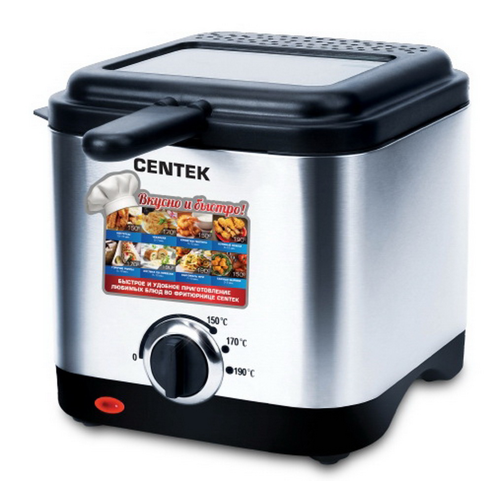 Фритюрница Centek CT-1430 серебристый